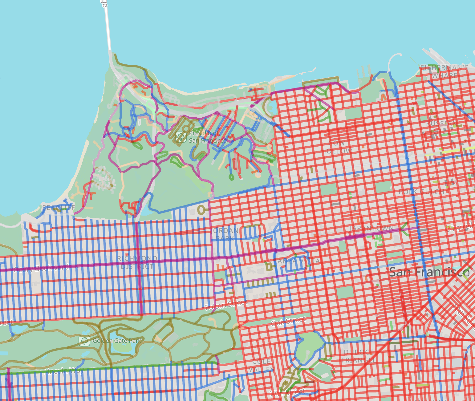 San Francisco Street Types